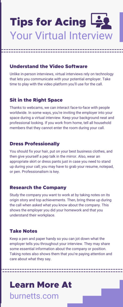 10 Tips for Acing Your Virtual Interview